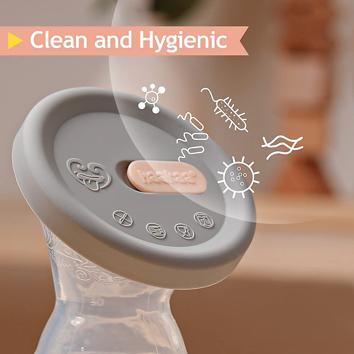 haakaa Manual Breast Pump Cap,1 PK