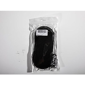 MoKo Eyeglass Soft Case, Zippered Neoprene Sunglasses Pouch with Clip for Men Women - Black