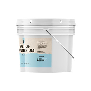 Pure Original Ingredients Salt of Magnesium (1 Gallon) Pure Epsom Salt, Unscented, Natural Skin Scrub