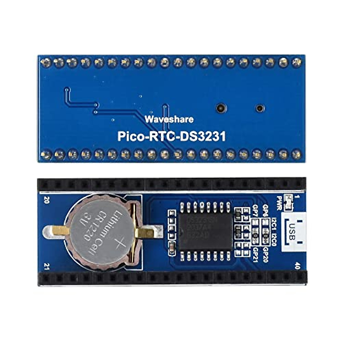 Waveshare Precision RTC Module for Raspberry Pi Pico Incorporates High Precision RTC Chip