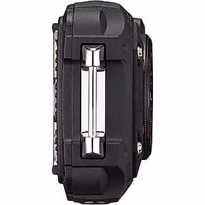 Ricoh WG-70 Waterproof Digital Camera (Orange) + 64GB Extreme Pro SD Card + Small Case + Selfie Stick + Memory Card Wallet + SD Card Reader + 6Ave Cleaning Kit