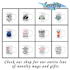 Happiness is a cup of coffee | Christian Gift Mug by Serenity Home Goods | tea cup Travel Mug | Present For Her Him Pastor Preacher Mom Dad Reverand Father Mother Day