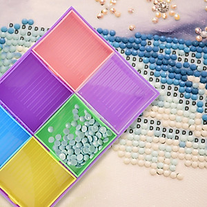 1 Set Capacity Art Bead Storage Trays Art Accessories Bead Sorting Organizer Container Crafts