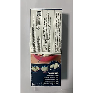 Tooth Repair Kit - Temporary Fake Teeth Replacement Kit with Dental Mirror Tools for Temporary Restoration of Missing & Broken Teeth Replacement Dentures