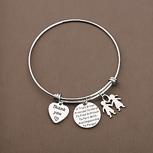 TGBJE Principal Gift Assistant Principal Gift A Truly Great Principal Is Hard To Find Bracelet Principal Thank You Gift School Administrator Gift (principal bangle)