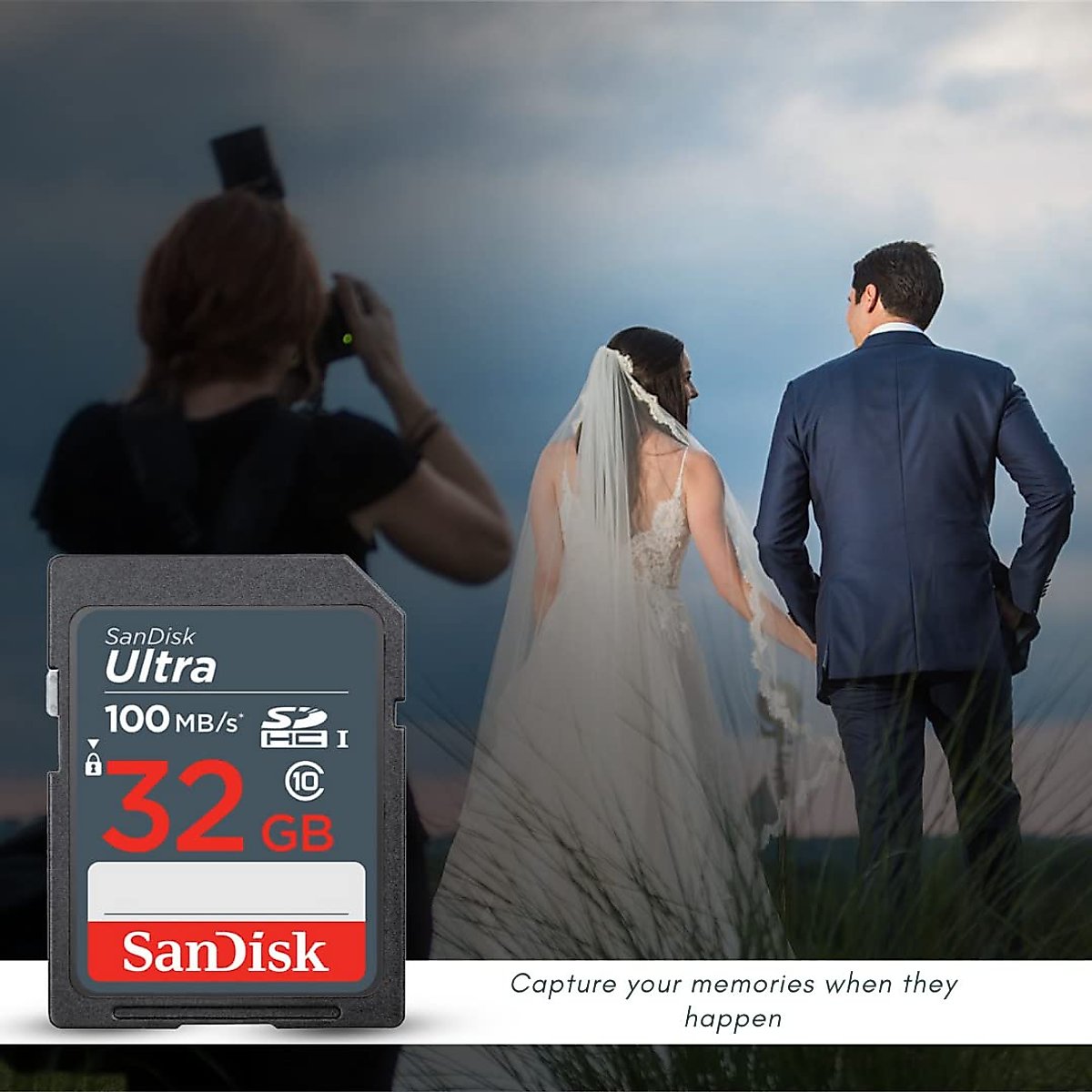 SanDisk 32GB Ultra SDHC UHS-I Memory Card (10-Pack) Bundle with High Speed USB Card Reader (11 Items)