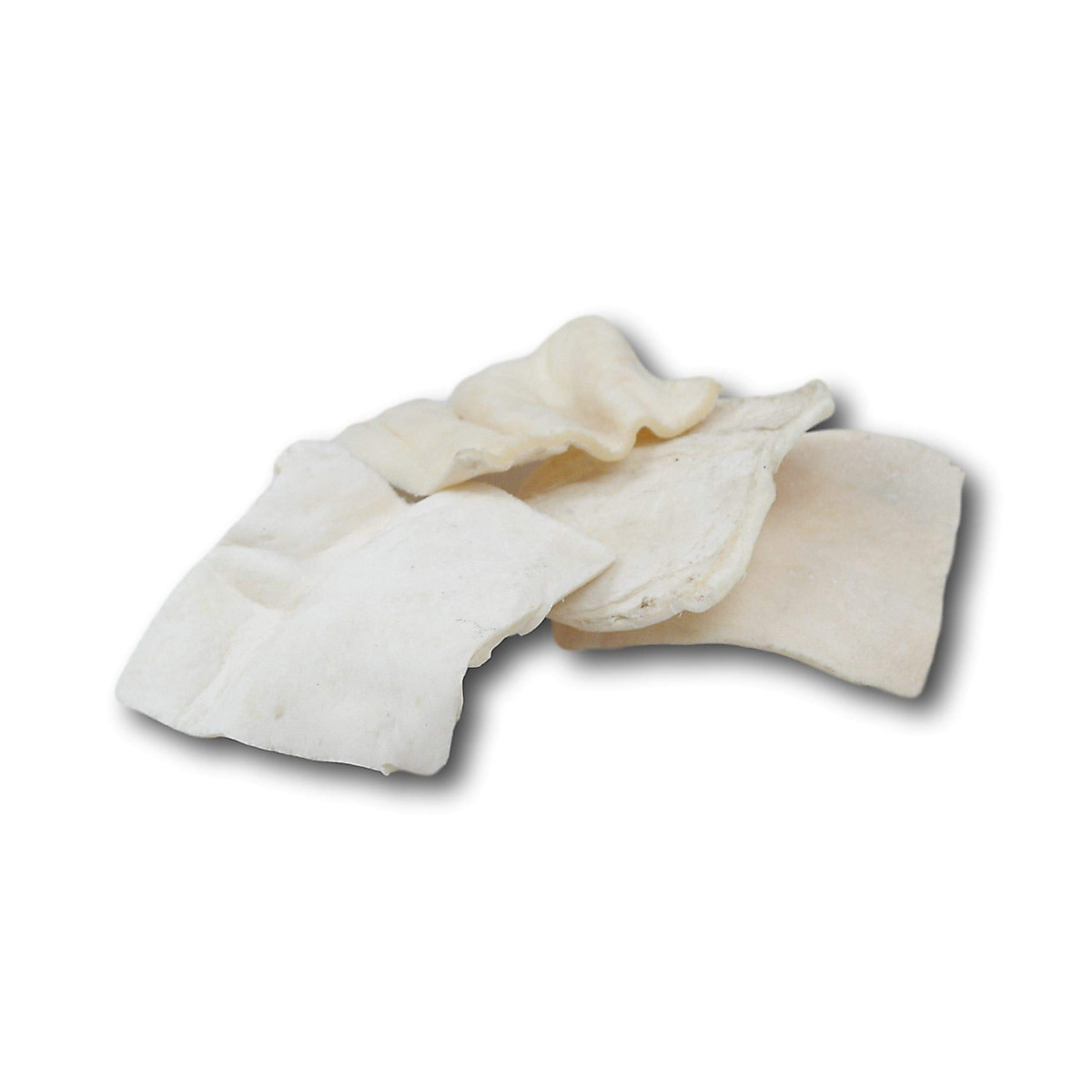 Top Dog Chews - Premium Beef Cheeks for Dogs (50 Pack), Thick Rawhide Chips, Training Dog Treats for Puppies, All-Natural Dog Chews for Small, Medium and Large Breeds