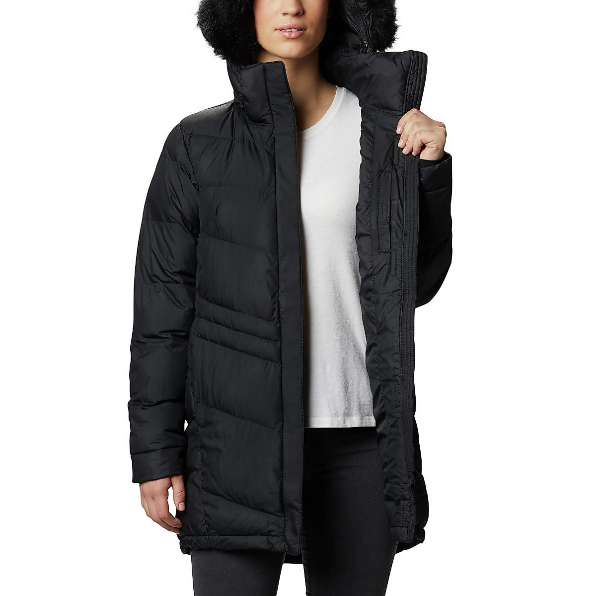 Columbia Women's Peak to Park Mid Insulated Jacket, Black, X-Small