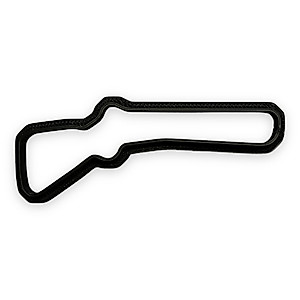 Shotgun Cookie Cutter with Easy to Push Design (5 inch)