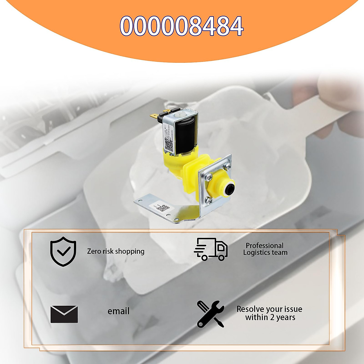 2024 Upgrade 000008484 000009122 33129030 IH9122 Ice Machine Water Inlet Valve Assembly (OEM) 220V/240V 50Hz/60Hz 6W for Manitowoc Ice Machine Parts 2-Year Warranty