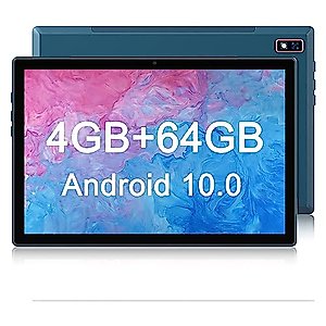 Android Tablet 10.1 Inch Tablet, 4GB RAM Octa-Core Processor, Google Certificated Wi-Fi Tablets, Dual Camera & Speaker, HD IPS Screen, Long Battery Life Tablet, Support Bluetooth (Blue)…