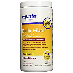Equate Daily Fiber Multi-Benefit Fiber Powder, 114 Ct, 29 Oz