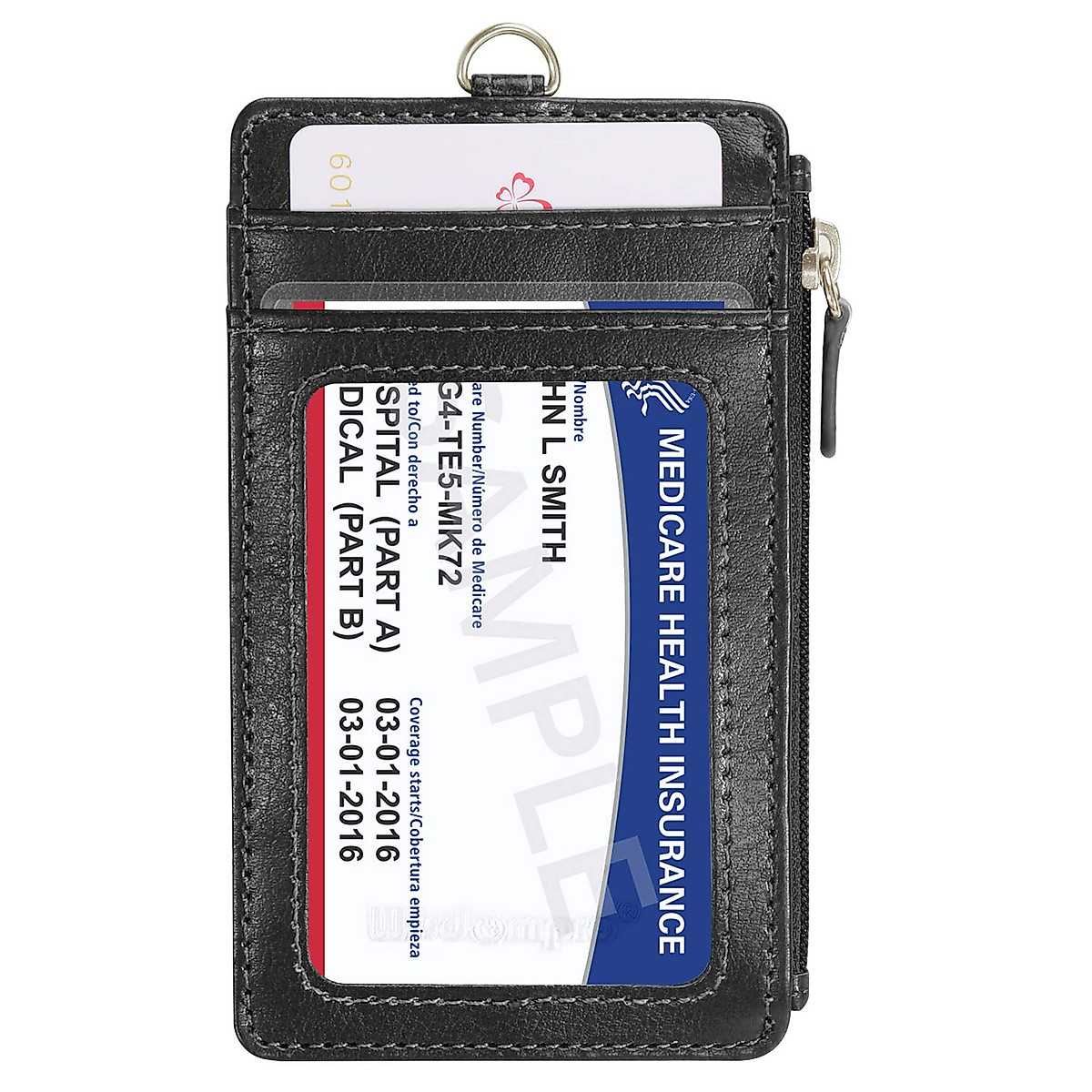 Wisdompro 10 Pack New Medicare Card Holder Protector Sleeves, 6 Mil Soft and Flexible Clear PVC Wallet Size Slot for Social Security Card, Insurance Card, Credit Card, Debit Card, Driver's License