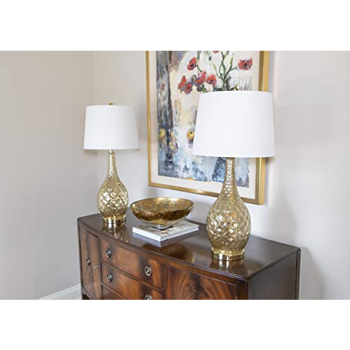 Decor Therapy MP2007, Ombra Gold Mercury Glass, 2 Count