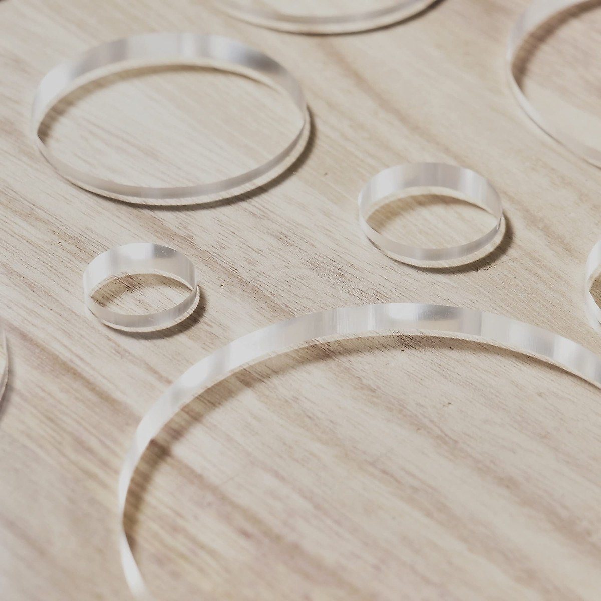 HERMIT TOOLS 12"*10" inches 12-in-1 Circle Inlay Template | Router and Decorative Templates for Woodworking