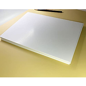 White Cardstock Smooth Card Stock Paper 8.25x11.5 inch 250gsm / 92lb Ivory White Cardboard Paper for Painting, Card Making and Craft Projects Blank Craft Paper