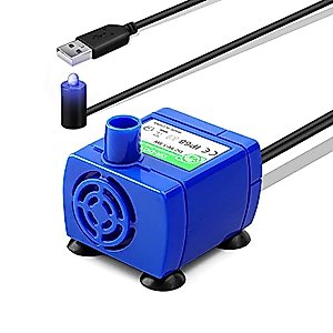Comsmart Pet Fountain Pump, Cat Fountain Pump Replacement, Cat Water Motor Replacement for Pet Drinking Fountain Cat Dog Water Fountain Dispenser
