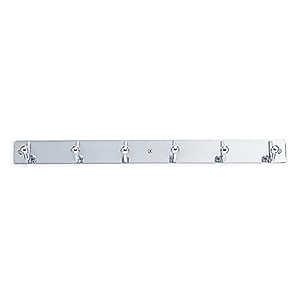 Richelieu Hardware 16943 Utility Hook Rack 19-5/8 in (500 mm), Chrome