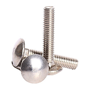 Bolt Base 8mm A2 Stainless Steel Coach Bolts Cup Square Carriage Bolt Screws DIN 603 M8 X 120 - 2