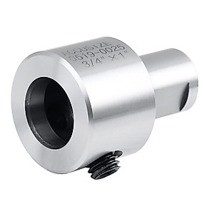 Accusize Industrial Tools 3/4 in. Annular Cutter Extension for a 3/4'' / 19.05 mm Weldon Shank Annular Cutter, 1" Long, Weldon Adapter, 0519-0025