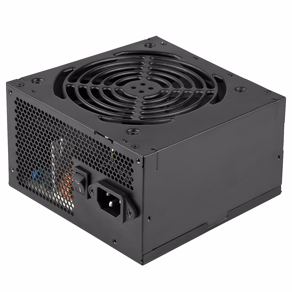 SilverStone Tek 750W 80 Plus Gold Fixed Cable Power Supply with Flat Black Cables and Quiet Fan Curve SST-ET750-G