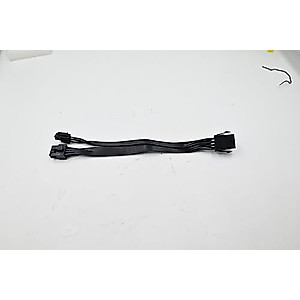 COMeap 8 Pin to 4 Pin CPU Power Adapter, CPU 8 Pin Female to CPU 8 Pin ATX 4 Pin Male Converter Extension Cable for Motherboard 9.5-inch(24cm)