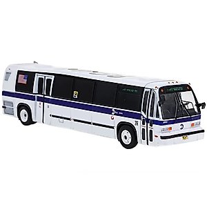 TMC RTS Transit Bus MTA New York 47 LaGuardia Airport Marine Air Term MTA New York City Bus Series 1/87 Diecast Model by Iconic Replicas 87-0397