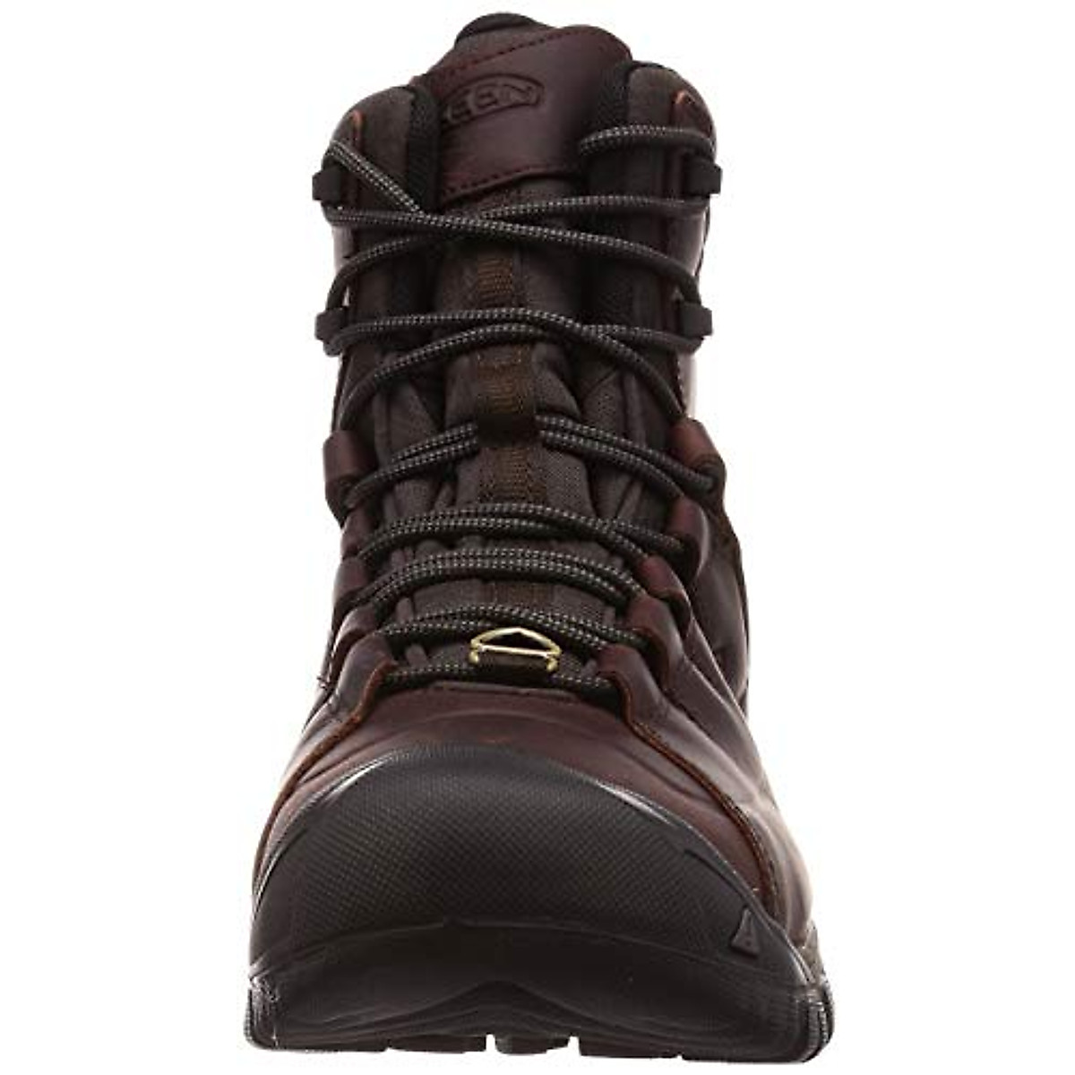 KEEN mens Targhee Lace High Polar Waterproof Insulated Snow Boots, Cocoa/Mulch, 10.5 US