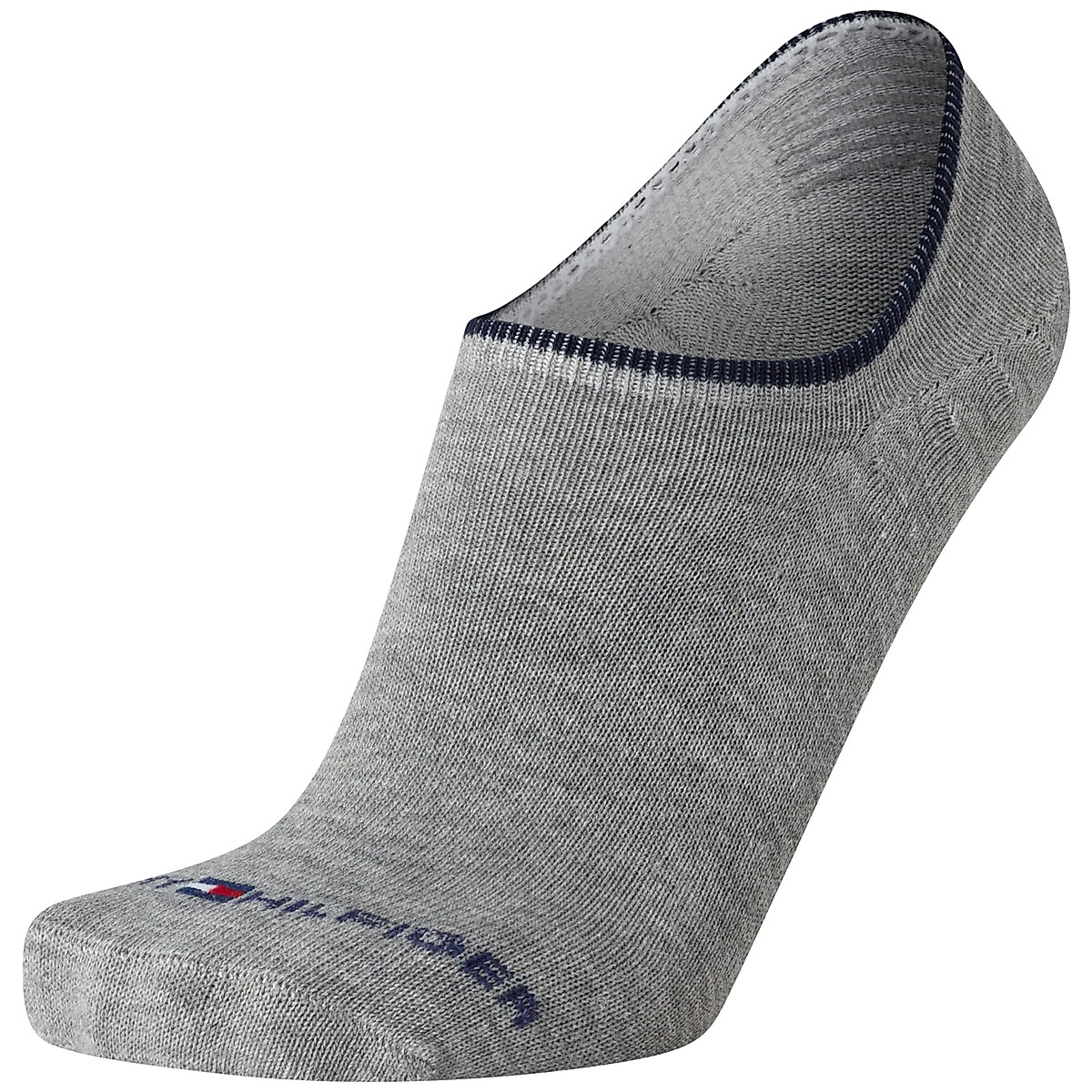 Tommy Hilfiger Men's Athletic Socks - Cushion Sport Liners (6 Pack), Size 7-12, Grey Assorted
