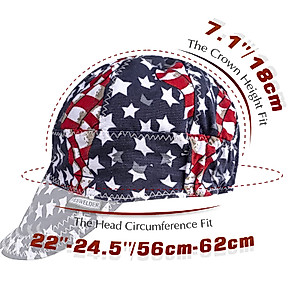 YESWELDER Black Reversible Welding Cap,Durable,Protective Welders Cap with Elastic