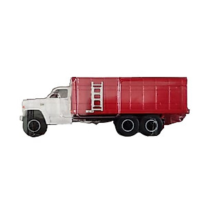 Greenlight 51433-B 1983 Chevy C70 Tandem Grain Truck Red & White 1/64 Scale