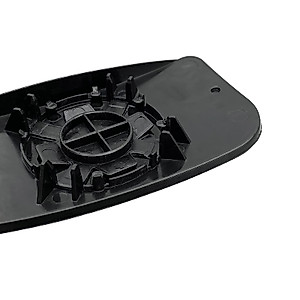 Driver Left Side Lower Mirror Glass Replacement for 2009-2020 Dodge Ram 1500 2500 3500 4500 5500 Towing Mirrors - Side View Convex Lower Mirror Glass with Rear Holder, Replace 68067731AA