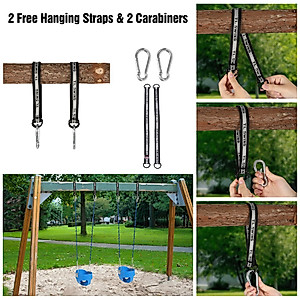 RedSwing Heavy-Duty High Back Half Bucket Toddler Swing Seat with Coated Swing Chains and Safety Strap