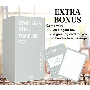 Personalized Tumblers with Lids and Straws for Women, Monogrammed Travel Mugs with Initials, Unique Gifts for Her on Birthdays Xmas, Rose Gold, S