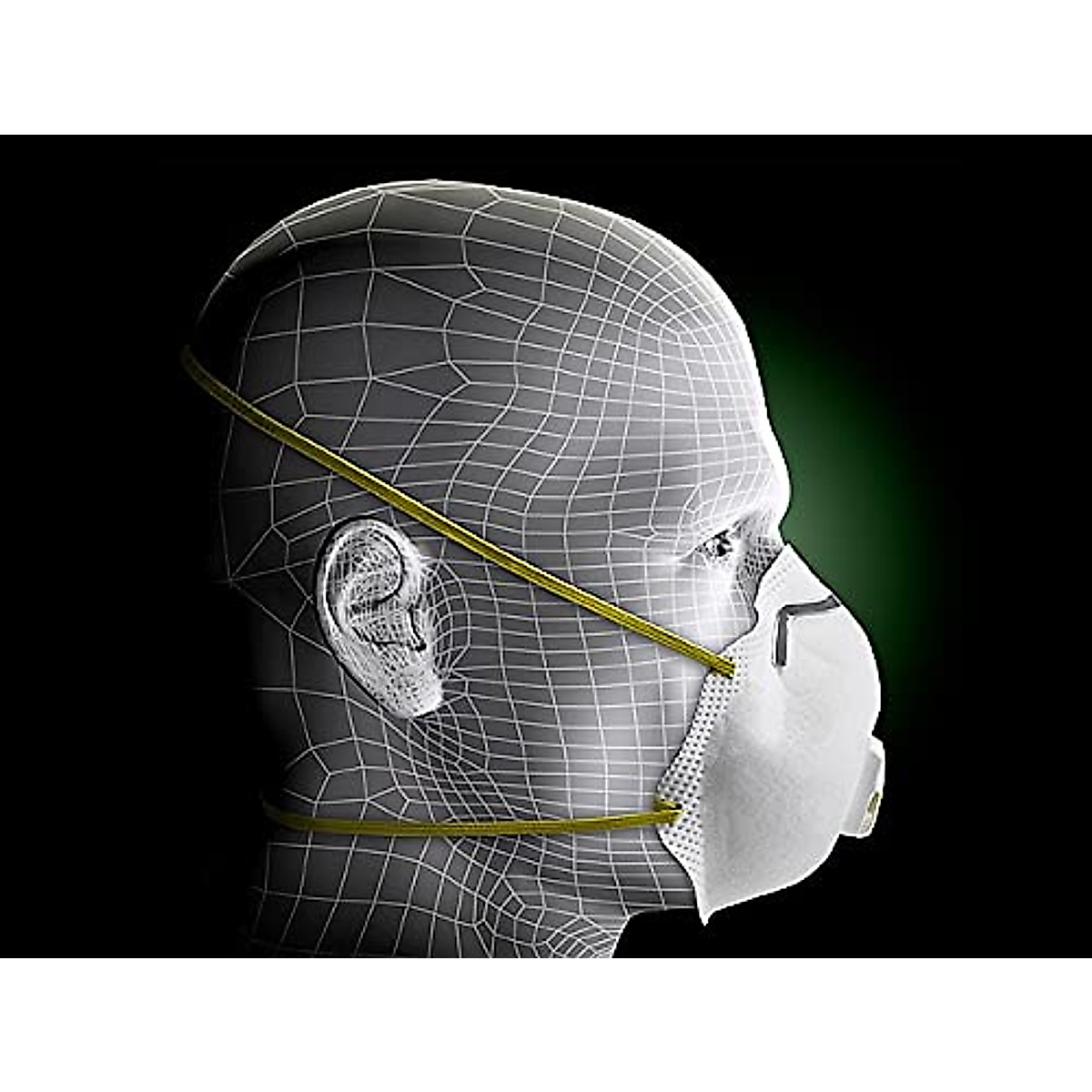 3M Particulate Respirator 8511, Pack of 10, N95, Cool Flow Exhalation Valve, Disposable, Braided Comfort Strap, M Noseclip