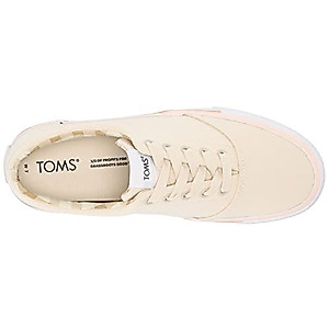 TOMS Women's Fenix Lace-Up Sneaker, Beige, 11