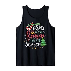 Christian Jesus The Reason Christmas Stocking Stuffer Gift Tank Top