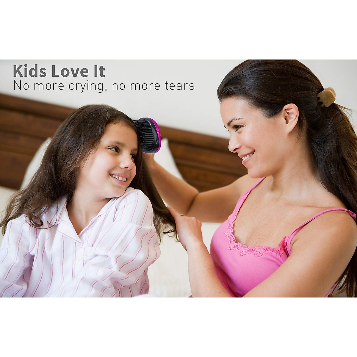 BOMBEX Detangling Brush - 2-Piece Value Set - Wet Detangling Hair Brush,Professional No Pain Detangler for Women,Men,Kids,Purple & Pink