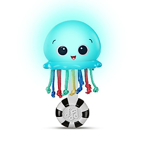 Baby Einstein Ocean Glow Sensory Shaker Musical Toy, Ages Newborn +