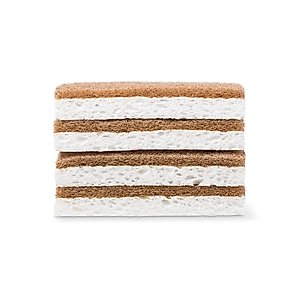 Full Circle In a Nutshell Walnut Scrubber Sponges, Non-Scratch, Set of 2 (Pack of 6)