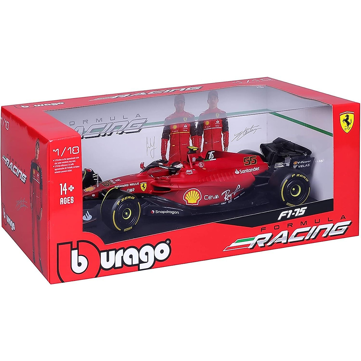Bburago 1:18 SFR Ferrari 2022 Season Car