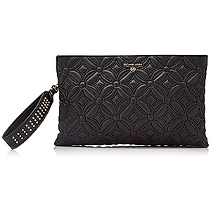 Michael Kors Jet Set Charm Xl Double Gusset Wristlet Black 1 One Size