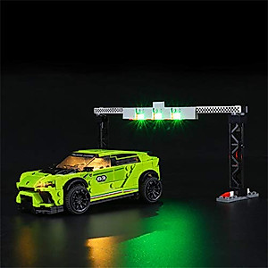 LIGHTAILING Light Set for (Speed Champions Lamborghini Urus ST-X and Lamborghini Huracán Super Trofeo EVO Building Blocks Model - Led Light kit Compatible with Lego 76899 (NOT Included The Model)