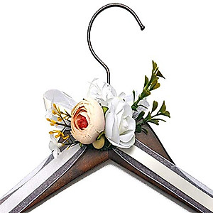 Wedding Dress Hanger, Wife Hanger, Bride Hanger, Bride Wedding Gift, Wooden and Steel Wire Hanger