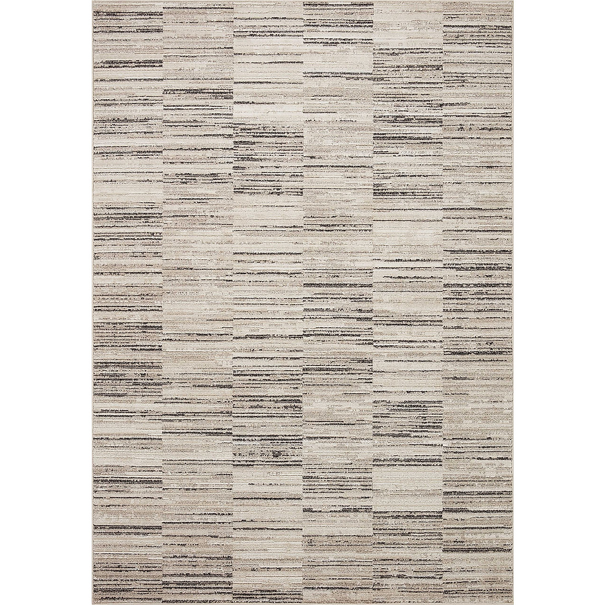 Loloi II Darby Collection DAR-01 Charcoal/Sand 6'-7" x 9'-3" Area Rug