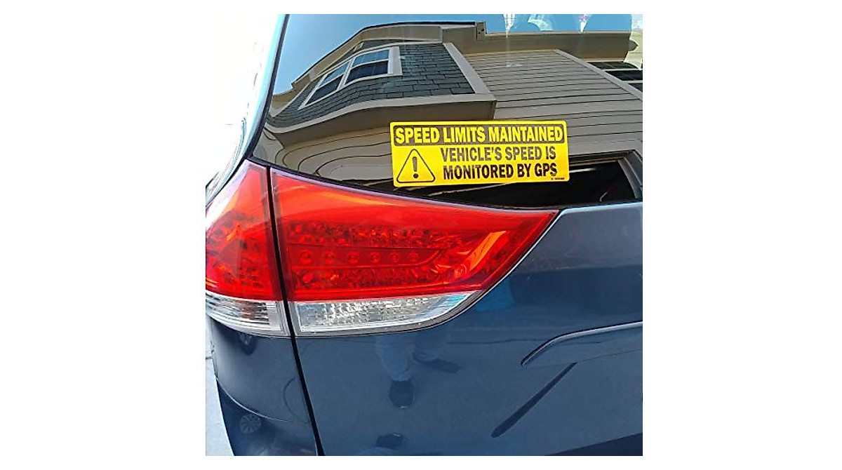 TOTOMO 2pk Reflective Vehicle Speed Limits Sticker - Safe Driving