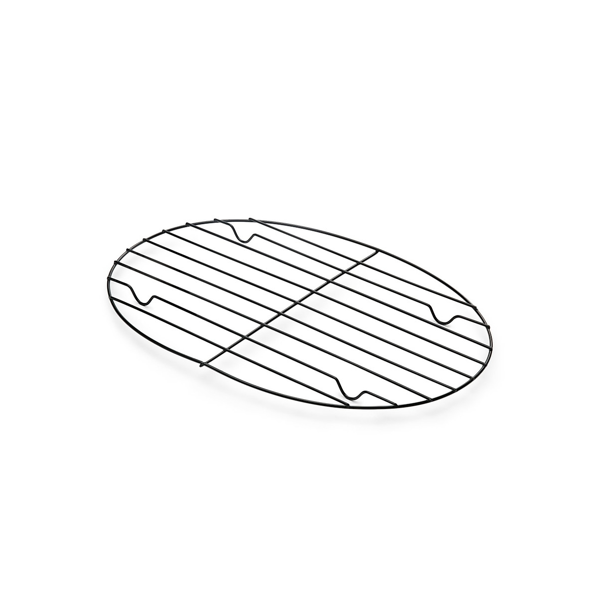 Fox Run - 57213 Fox Run Non-Stick Oval Roasting/Cooling Rack, 11.25 x 8.25 x 0.5 inches, Metallic