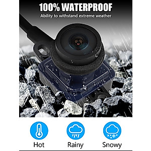 Rear View Backup Camera Compatible for Dodge Journey 2011-2019 Reverse Camera Replaces 56054158AB 56054158AC 56054158AD 56054158AE 56054158AF 56054158AG