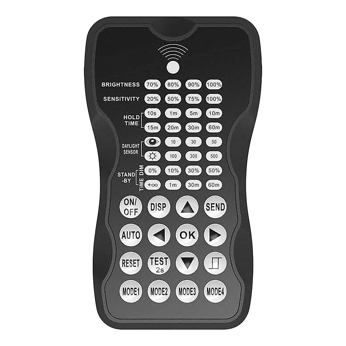 RC-100 Sensor Remote Control Programmer for LED Linear High Bay and UFO High Bay Light，360° Microwave Sensor
