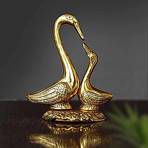 TIED RIBBONS Rakhi for Brother and Bhabhi with Gift Set | Swan Statue | Rakhi Thread | Roli Chwal Tika - Raksha bandhan Bhai Bhabhi Rakhi Set | Rakhi Card | Lumba Rakhi for Bhabhi